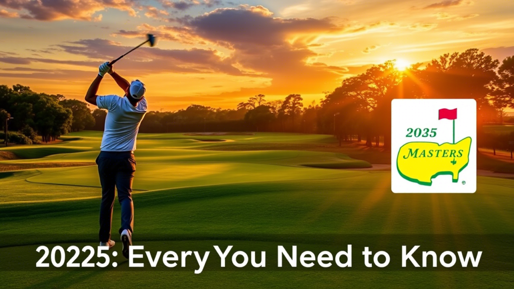 Masters 2025: Everything You Need to Know About the Iconic Golf Tournament