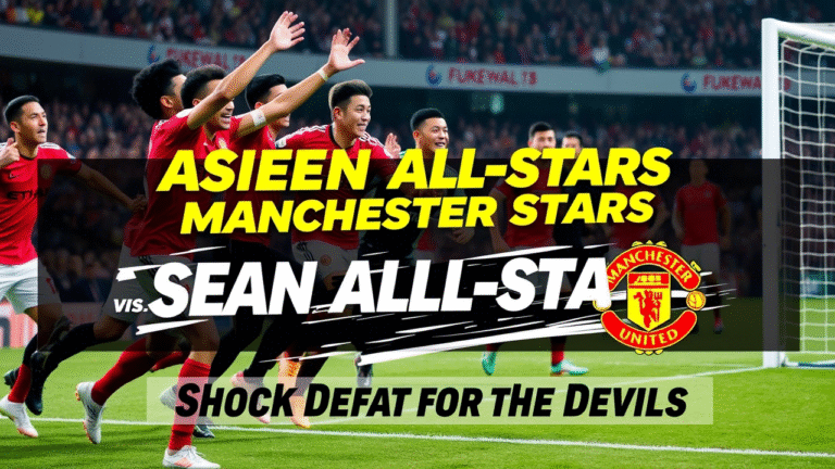 ASEAN All-Stars vs Manchester United: A Historic Friendly Ends in Shock ...