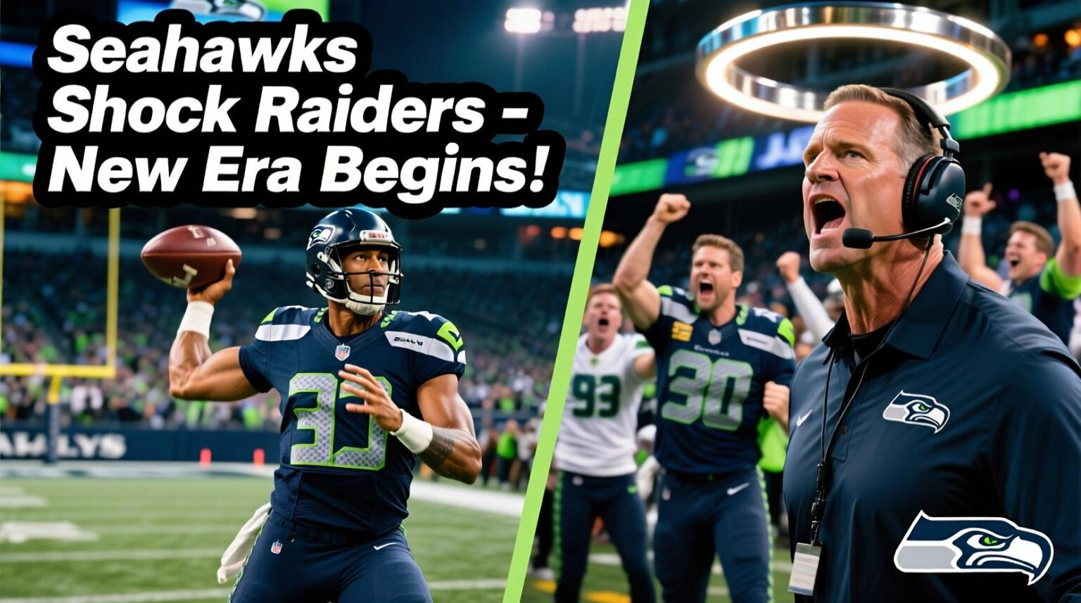 🏈 Breaking: Seahawks Unleash Bold New Era Against Raiders in Preseason ...
