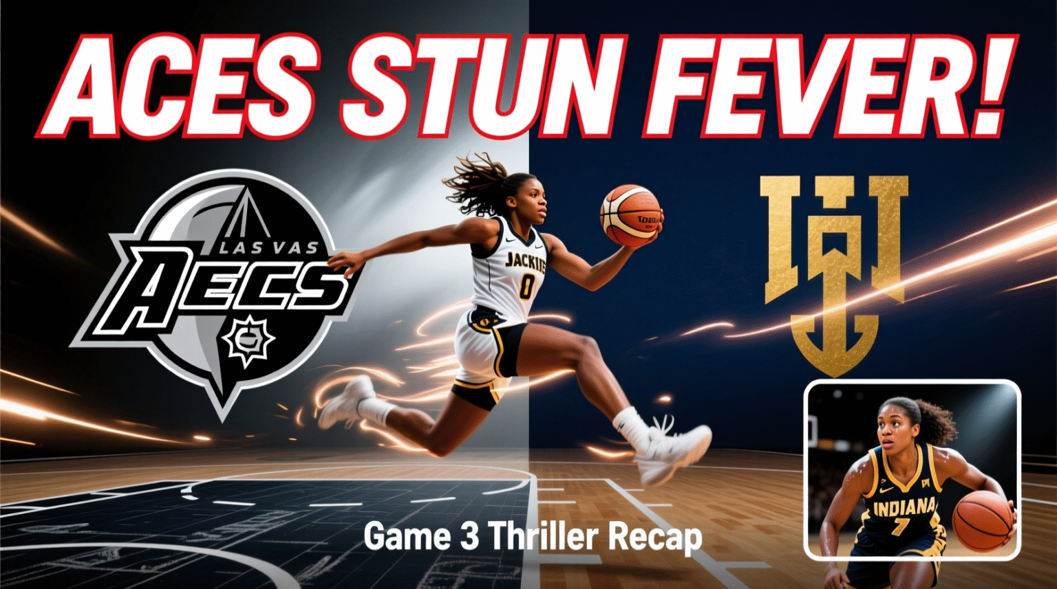 Aces Stun Fever in Game 3: Young's Heroics Seal Vegas' 2-1 Lead!