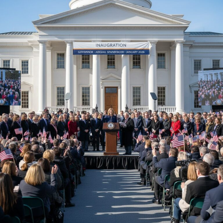 Abigail Spanberger's Historic Spanberger Inauguration as Virginia's ...